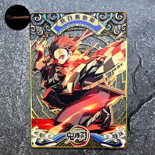 Jual Laser Cut Gold Metal Card Demon Slayer Tanjiro Kamado - Jakarta ...