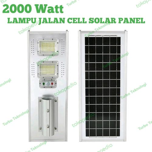 Jual Lampu Jalan Solar Panel 2000 Watt Lampu Tenaga Surya/Matahari ...
