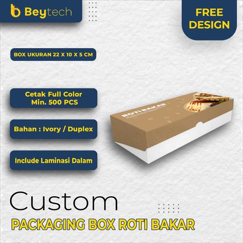 Promo Custom Box Roti Bakar, Bolen, Martabak, Bolu Full Color - 6000 ...