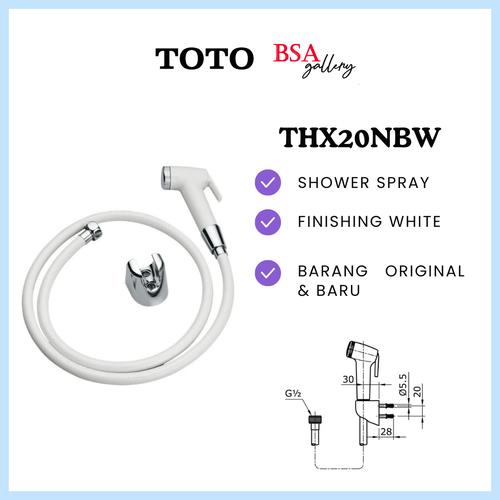 Jual JET SHOWER TOTO PUTIH / JET SPRAY ORIGINAL TOTO THX20NB - Kota ...