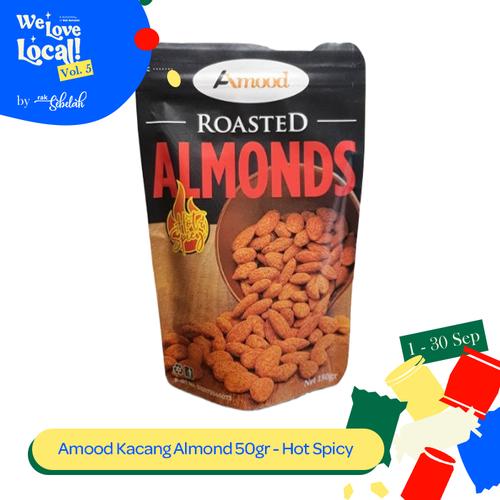 Promo Amood Roasted Almond Hot Spicy - Kacang Badam Panggang Pedas ...