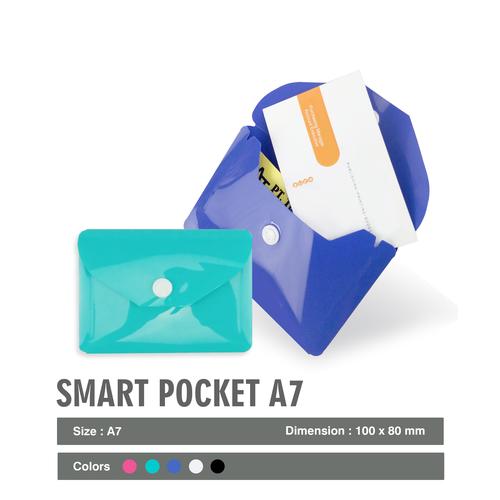 Jual Smart Pocket Map Kancing Plastik Daiichi DOS A7 - Black - Jakarta ...