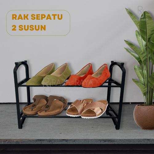 Promo RAK SEPATU 2 SUSUN/4 SUSUN PIPA MINIMALIS/RAK SEPATU SANDAL ...