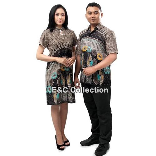 Jual Batik Couple Merak Kembar Qipao–Dress Batik Wanita–Hem Batik ...