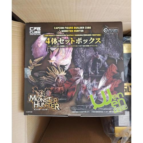 Jual CAPCOM FIGURE BUILDER CUBE MONSTER HUNTER 4 figure set box Gore ...