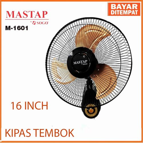 Jual Mastap M-1601 Kipas Angin Dinding baling-baling Bes.Wall Fan ...