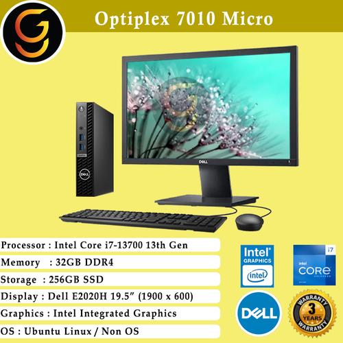 Jual PC DELL OptiPlex 7010 Micro i7-13700 32GB 1TB SATA/256GB SSD/512GB ...