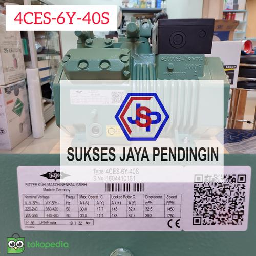 Jual Compressor Bitzer Germany 4CES-6Y-40S / Kompresor Bitzer 4CES-6Y ...