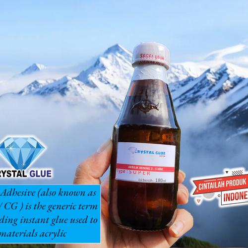 Jual lem akrilik crystal glue super - Kota Bekasi - crystal glue ...