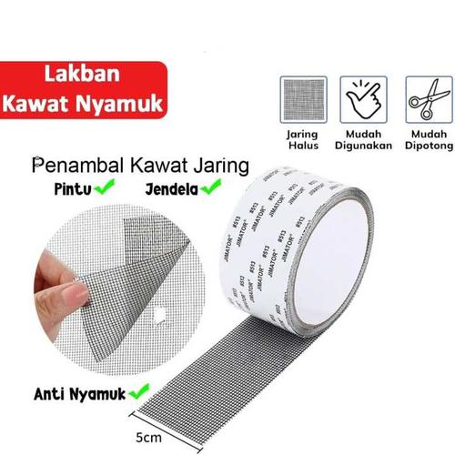 Jual lakban perekat kawat nyamuk tambalan penutup kawat nyamuk ...