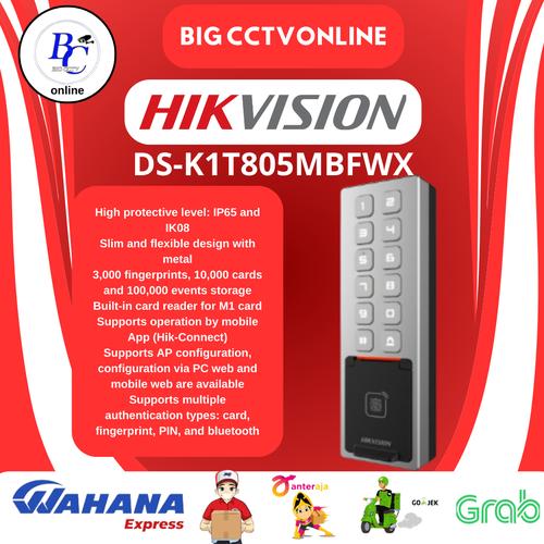Jual HIK DS-K1T805MBFWX-HIKVISION Access Control Terminal Supports ...