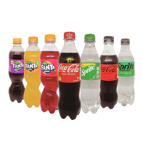 Jual Coca-Cola, Sprite, Fanta - Carbonated Drink - 390ml RTD BOTOL ...