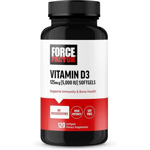 Jual FORCE FACTOR VITAMIN D3 & K2 120 Vegetarian Capsules - Jakarta Barat - Peony Jade | Tokopedia
