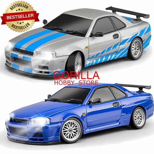 Jual rc drift diecast body shell LDRC LD1899 NISSAN GTR gyroscope RWD ...