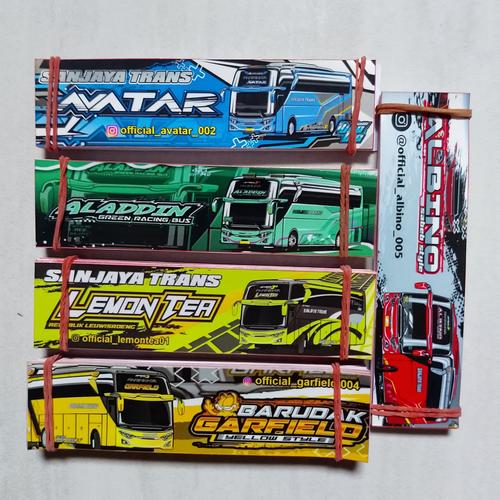 Jual stiker bus Sanjaya trans stiker bus albino dan avatar - Avatar, 10 ...