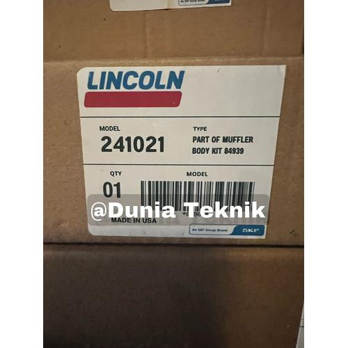 Jual Lincoln Industrial Muffler Body for Air Motor Part Number 241021 ...