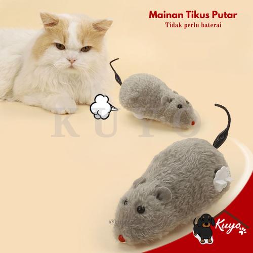 Jual Mainan Tikus Putar Jalan Tanpa Baterai Bergerak Mekanik Knob Cat ...