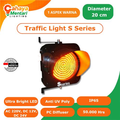Jual Lampu Lalu Lintas Traffic Light 1 Warna 20 cm S Series Lampu Merah ...