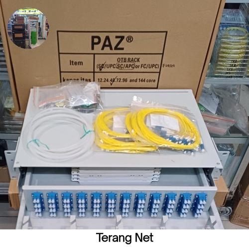 Jual PAZ ODF OTB RACK 96 CORE LC UPC FULLSET FIBER OPTIK ORIGINAL PAS ...
