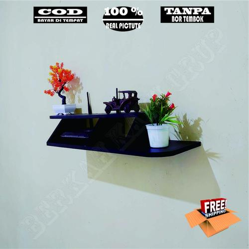 Jual Rak ROUTER WIFI/ Rak Gantung DVD Ambalan router 2 sekat/ 3 Susun ...