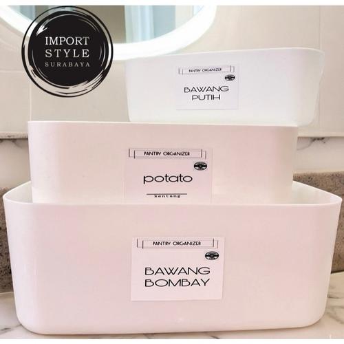 Jual tempat bawang , keranjang serbaguna storage minimalist estetik ...