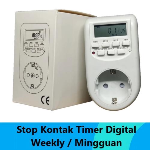 Jual STOP KONTAK TIMER DIGITAL untuk Hidroponik Organik Aquaponik dan ...