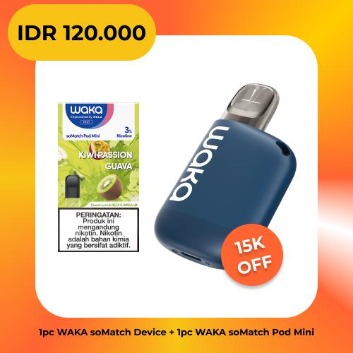 Jual RELX WAKA Bundle soMatch Blue Device and Pods - Pink Lemonade ...