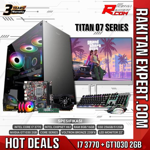 Jual PC Rakitan Gaming Core i7 3770|RAM 8GB|SSD 256GB|NVidia GT1030 2GB ...