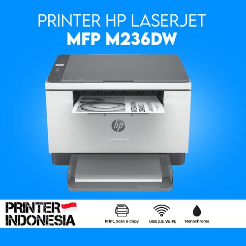 Promo Printer HP LaserJet MFP M236dw AIO Duplex WiFi (Print Scan Copy ...