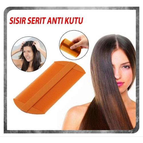 Jual Serit Logam Kutu Dan Ketombe Gagang Panjang/Sisir Kutu Logam ...