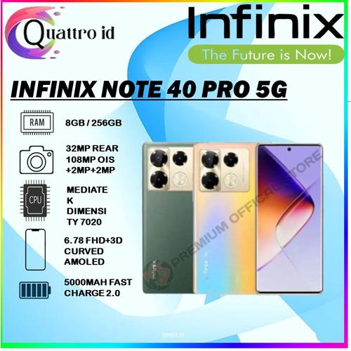 Jual Infinix Note 40Pro 5G 8GB 256GB Garansi Resmi - GREEN - Kab ...