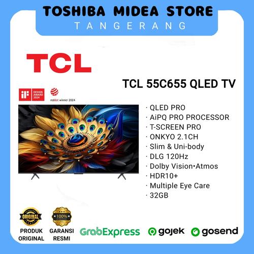 Jual TCL 55C655 C655 Smart Andriod Google QLED PRO 4K UHD TV 55" Inch ...