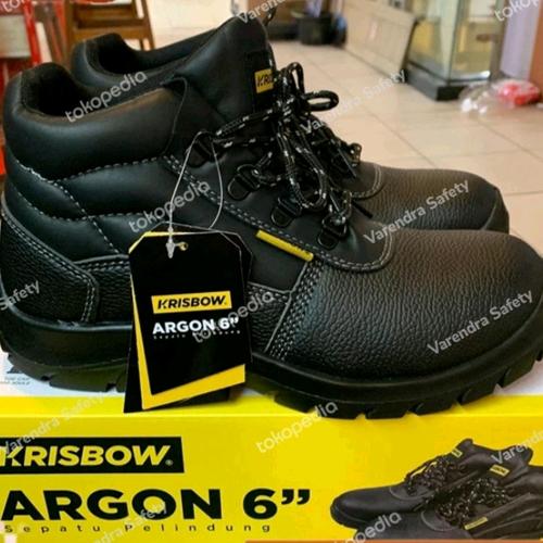 Jual Sepatu Safety Krisbow Argon 6 Inch / Safety Shoes krisbow Argon 6 ...