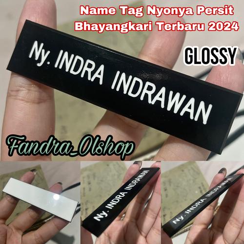 Jual Papan Nama / Name Tag Nyonya Persit Bhayangkari Edisi Terbaru 2024 ...
