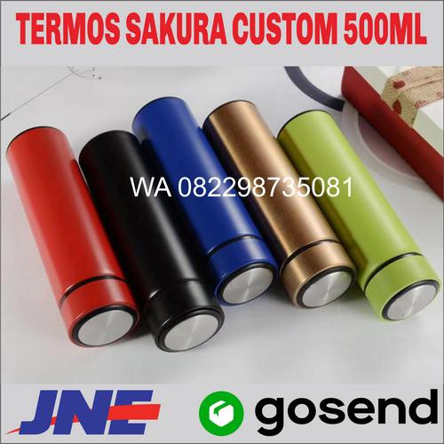 Jual Tumbler sakura polos Tumbler sakura custom Termos SAKURA LIFE ...