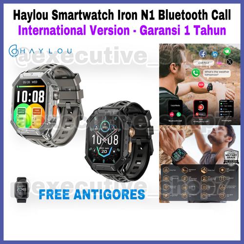 Jual Haylou Smartwatch Iron N1 Bluetooth Call - International Version ...