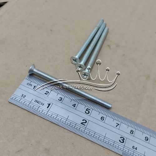 Jual BAUT OBENG PLUS JF M4X60 PANJANG 6CM 6 CM M4 X 60 BAUD 4X60 4 X 60 ...