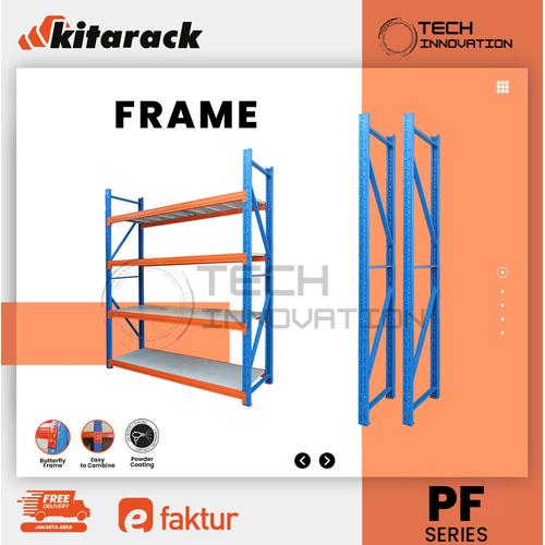 Jual KITARACK Frame Rack Tinggi 3M Rak Palet Heavy Duty Depth 80 ...