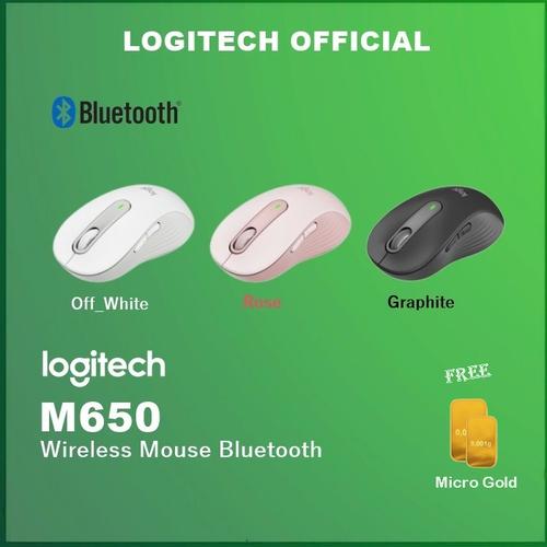 Jual Logitech M650 Wireless Mouse Bluetooh M650/L M 650 - Off White ...