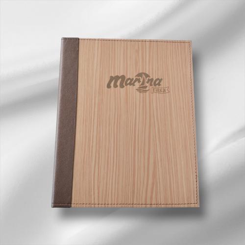 Jual cover menu cafe resto bahan hpl A4 - Cokelat, ukuran a4 - Kota ...