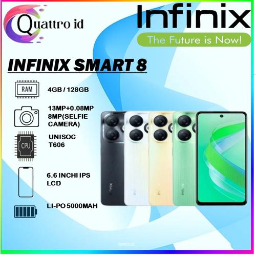 Jual Infinix Smart 8 4gb 128gb 6.6 inch 90Hz Garansi Resmi - Smart 9 ...