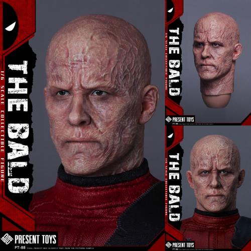 Jual PRESENT TOYS PT-SP88 1/6 The Bald Head Sculpture : Deadpool : Wade ...