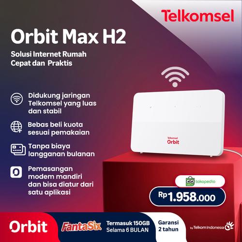 Promo Telkomsel Orbit Max H2 Modem WiFi 4G High Speed Bonus Data Cicil ...