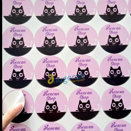 Jual Cetak Stiker Vinly Glossy / Matte Tahan Air Kiss Cutt / Stiker ...