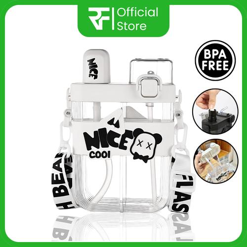 Jual Botol Minum Anak Nice Cool 630ml 2 Tutup Tali Panjang BPA Free HX ...