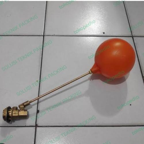 Jual Floating Valve Kuningan 1/2" Inch - Pelampung Air Drat kuningan ...
