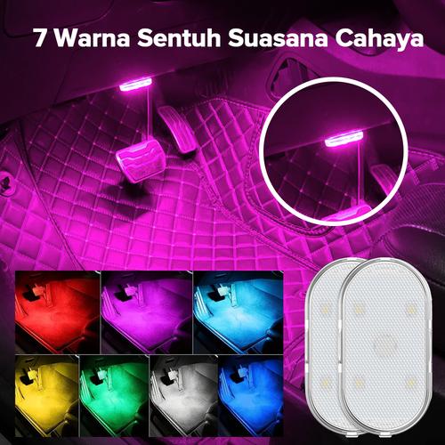 Jual Touch Light Omextra Lampu Sentuh USB 6 LED Plafon Laci Kolong ...