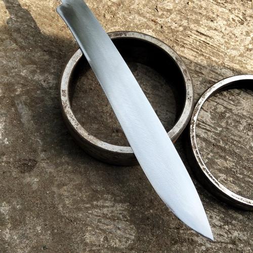 Jual blank bilah golok baja Bering proses tempa sepuh air sudah tajam ...