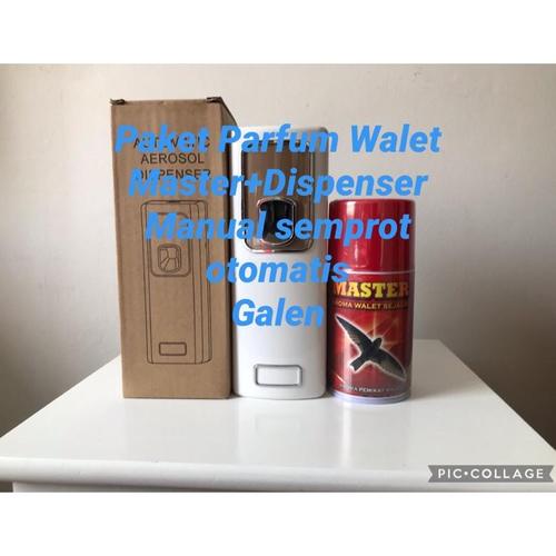 Jual Bonuskan Parfum Walet Master + Dispenser Manual Semprot Otomatis ...