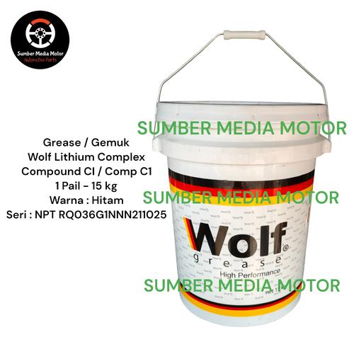 Jual Grease Gemuk Wolf Lithium Complex Compound CI / Comp C1 - 1 Pail ...
